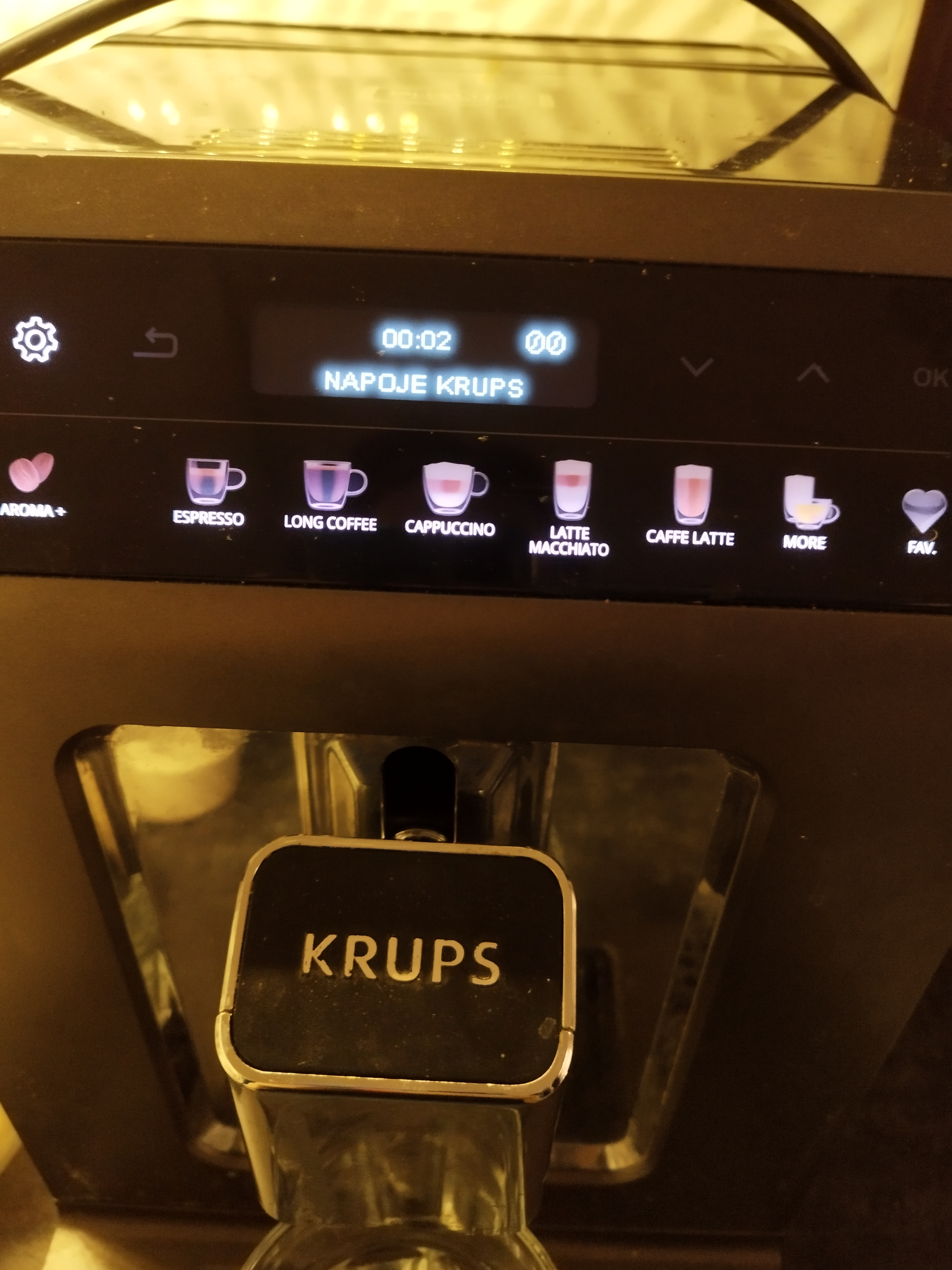 Krups EA89 ekspres komunikat 5E po naprawie ciśnienia i wyświetlacza?