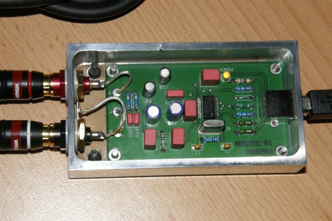 Karta dźwiękowa na PCM2704(USB DAC) zbiorowe zamówienie.