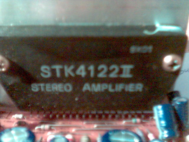 Wzmacniacz na stk4122. Podłączenie zasilania i wyjścia na głośnik.