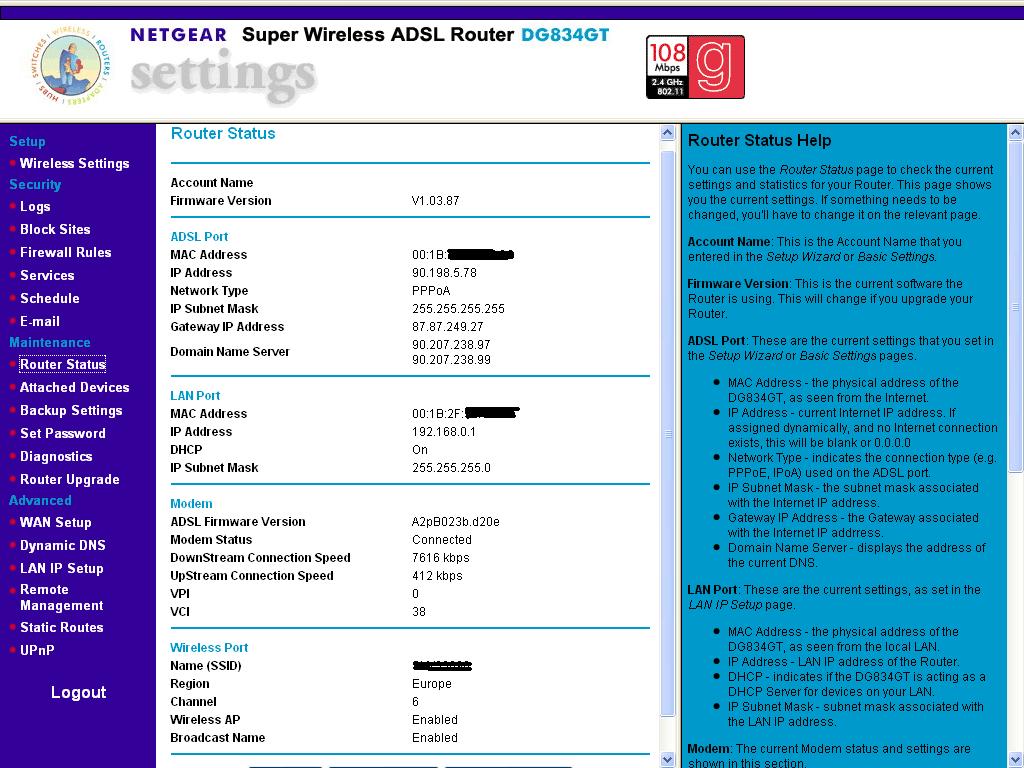 Komputery na WiFi nie widzą się w sieci - Netgear DG834GT, Windows XP SP3