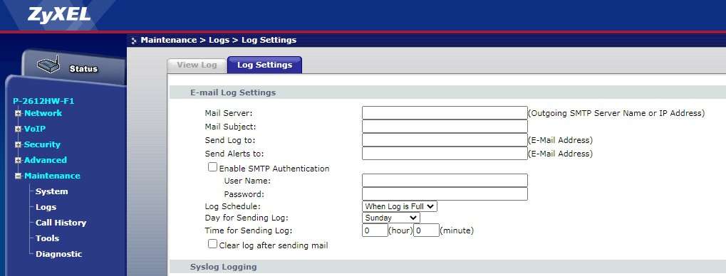 Konfiguracja routera ZyXEL - brak połączeń przychodzących VoIP