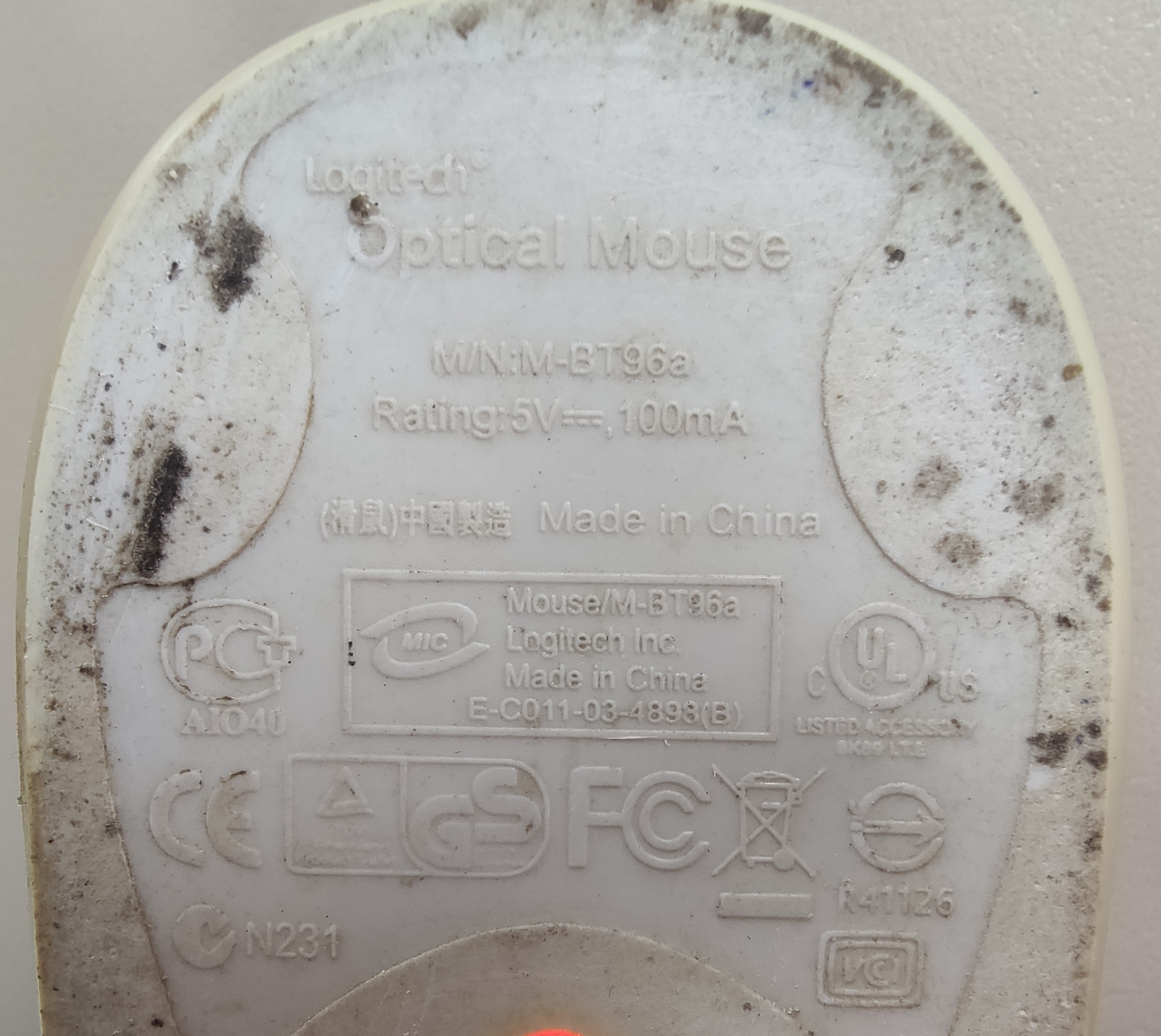 Szukam myszki Logitech M-BT96a do specyficznego oprogramowania