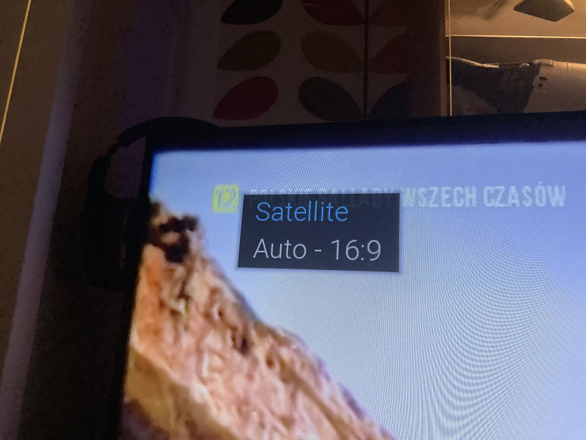 Jakość nadawanego programu TV: 1080p, 1080i, 720p, 720i, 576i, 576p ...