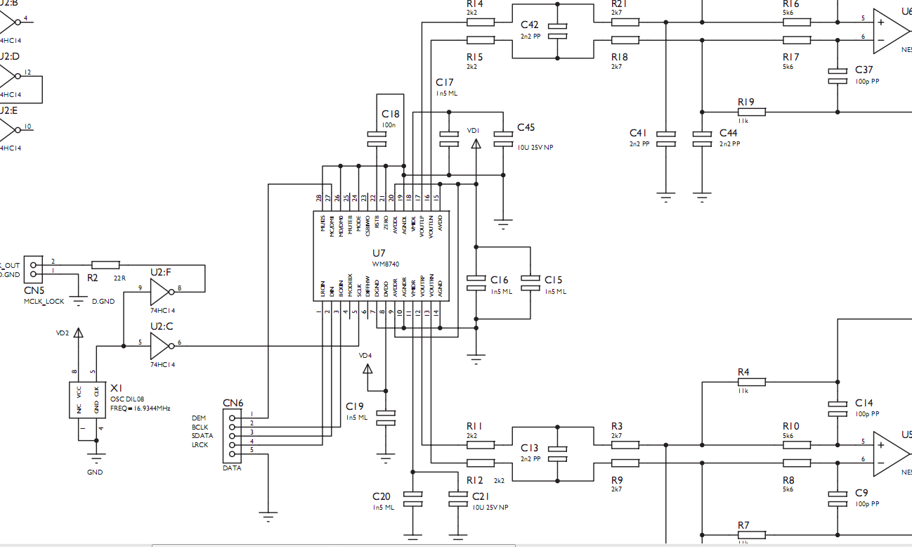 CD Cambridge Audio Azur540, wymiana DAC WM 8740 na WM8742