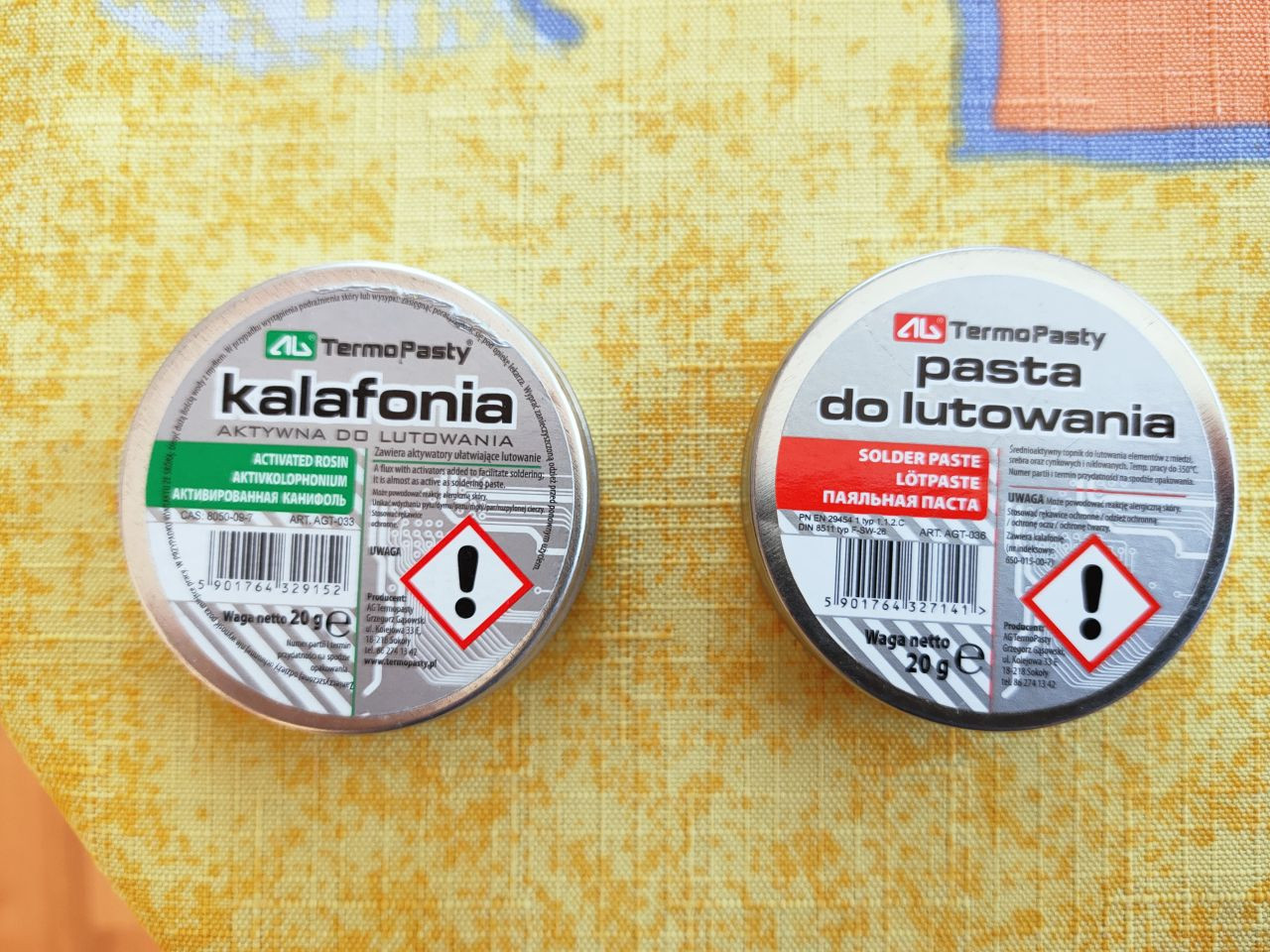 Jak otworzyć opakowanie kalafonii - szukam sprytnego sposobu, zdjęcia ...