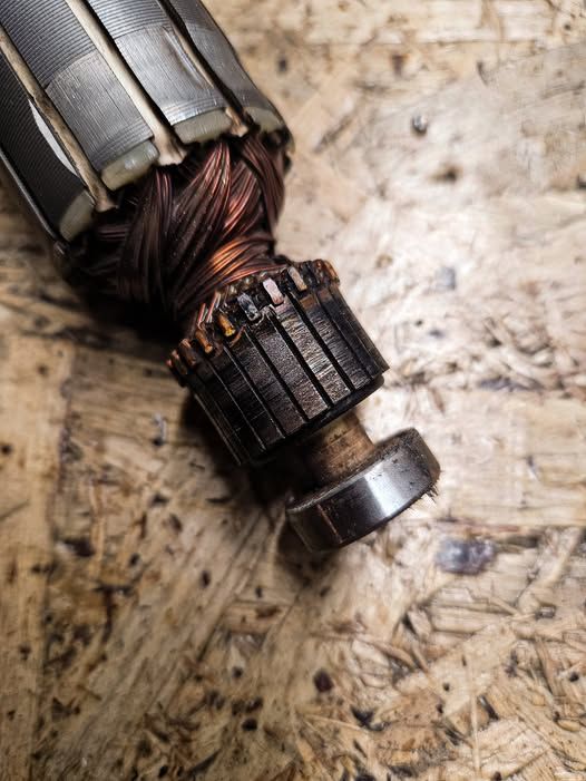 Silnik szczotkowy w pilarce MSCS1200 - głośna praca i iskry po wymianie ...