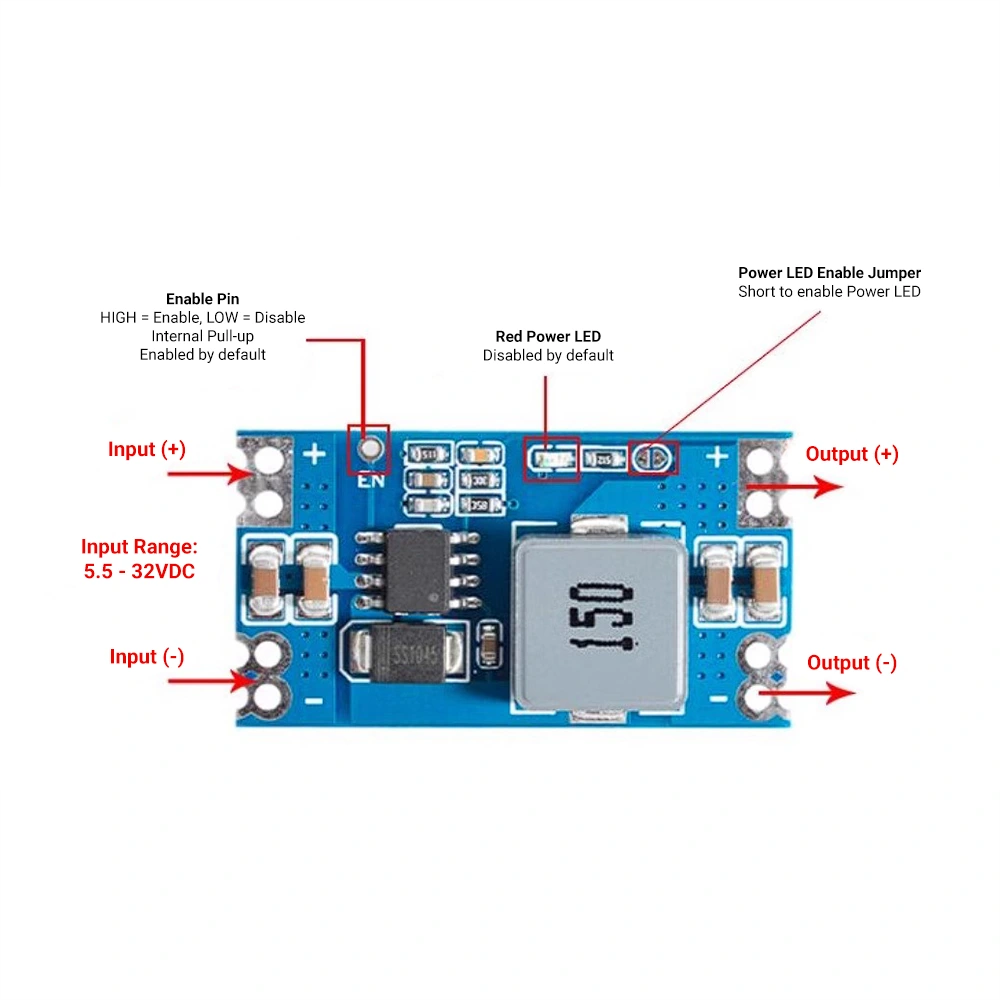 Jak zmienić napięcie wyjściowe w przetwornicy Mini560 PRO z 5V na 4.2V?