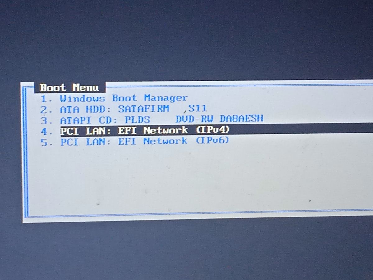 Błąd systemu Windows (boot menu wywolany przez blue screena)