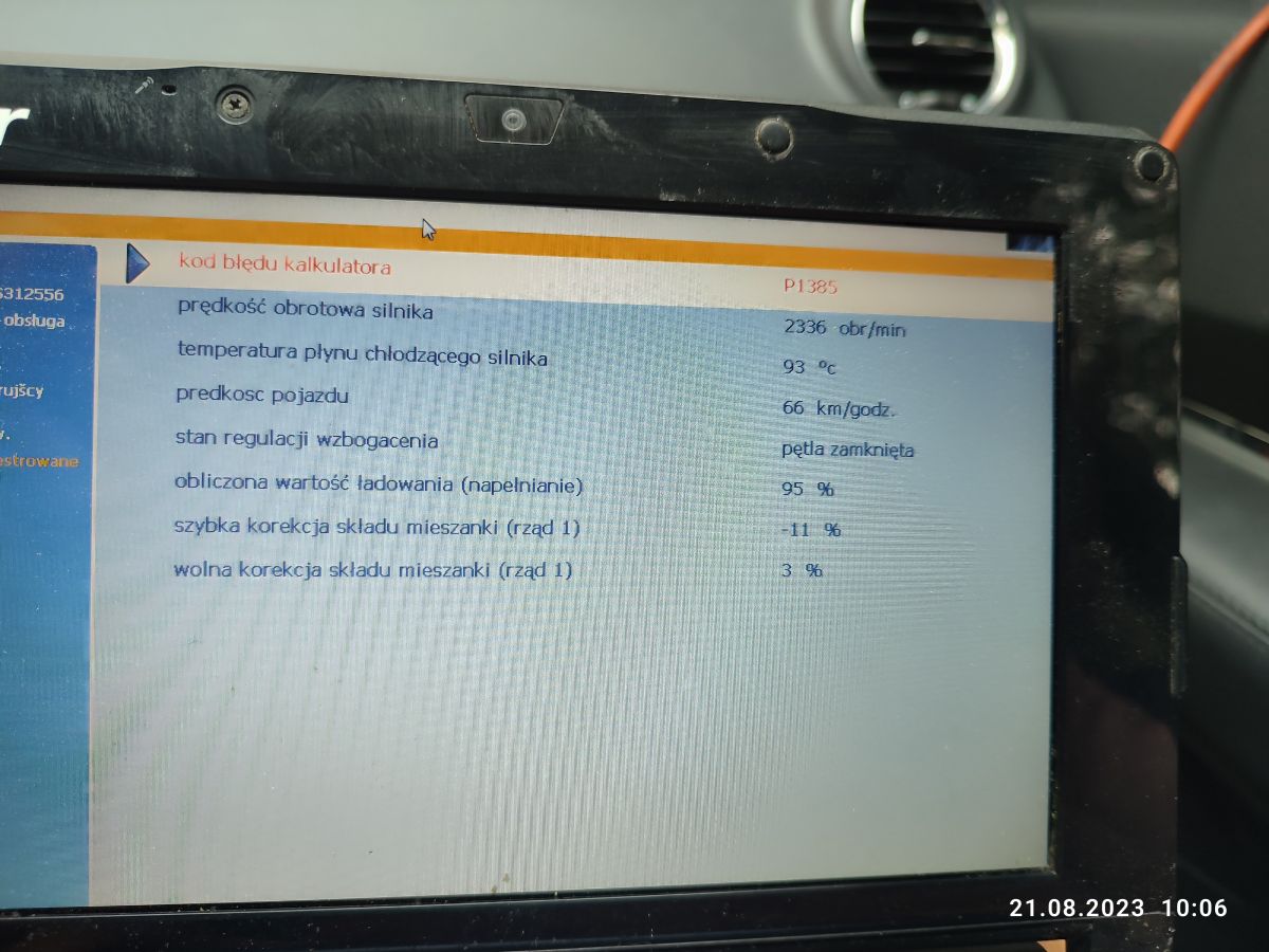 Peugeot 3008 2010r THP 1.6 16v 156km: Błędy P0599, P1385, P2337 i ...