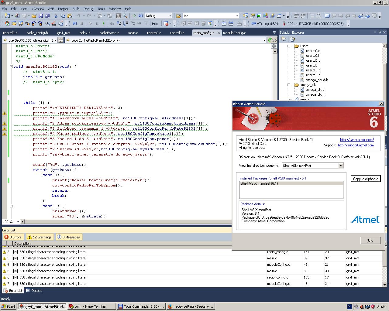 [AVR][ATMEL STUDIO 6] - Sprawdzanie stringów w NAGGY