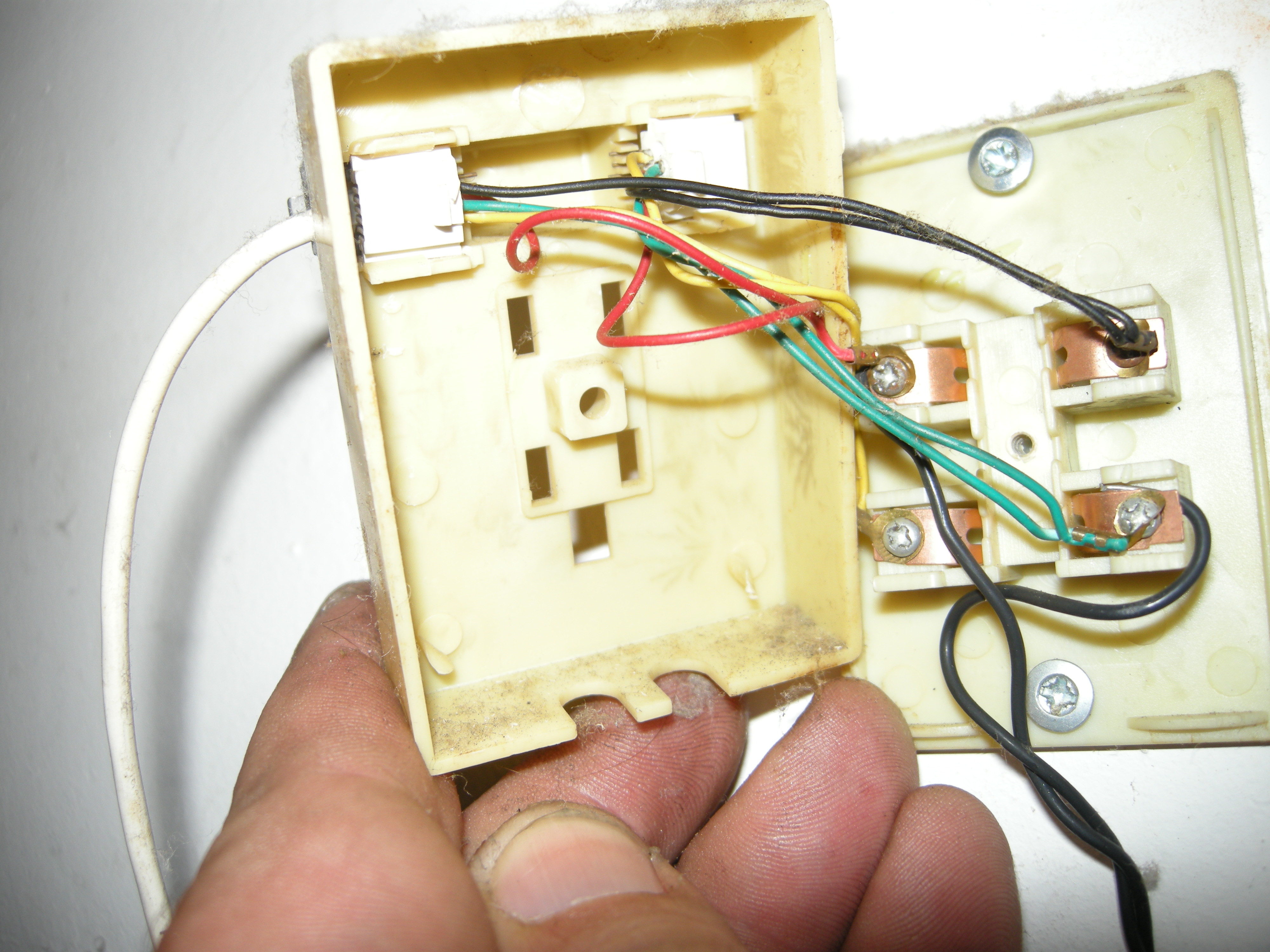 Ascom Eurit 4000 - Schemat podłączenia przewodów we wtyku telefonicznym