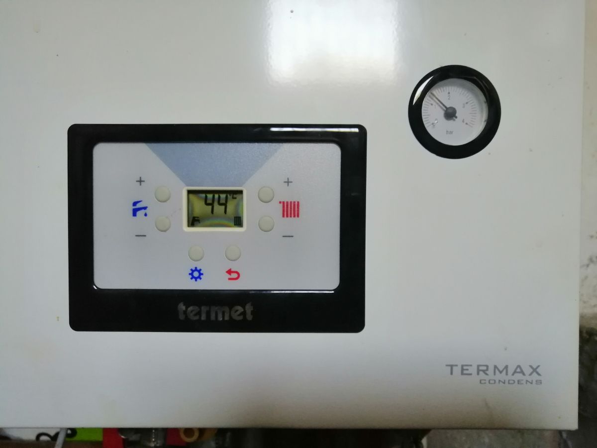 Termet Termax 25 Condens - jak wejść do trybu serwisowego