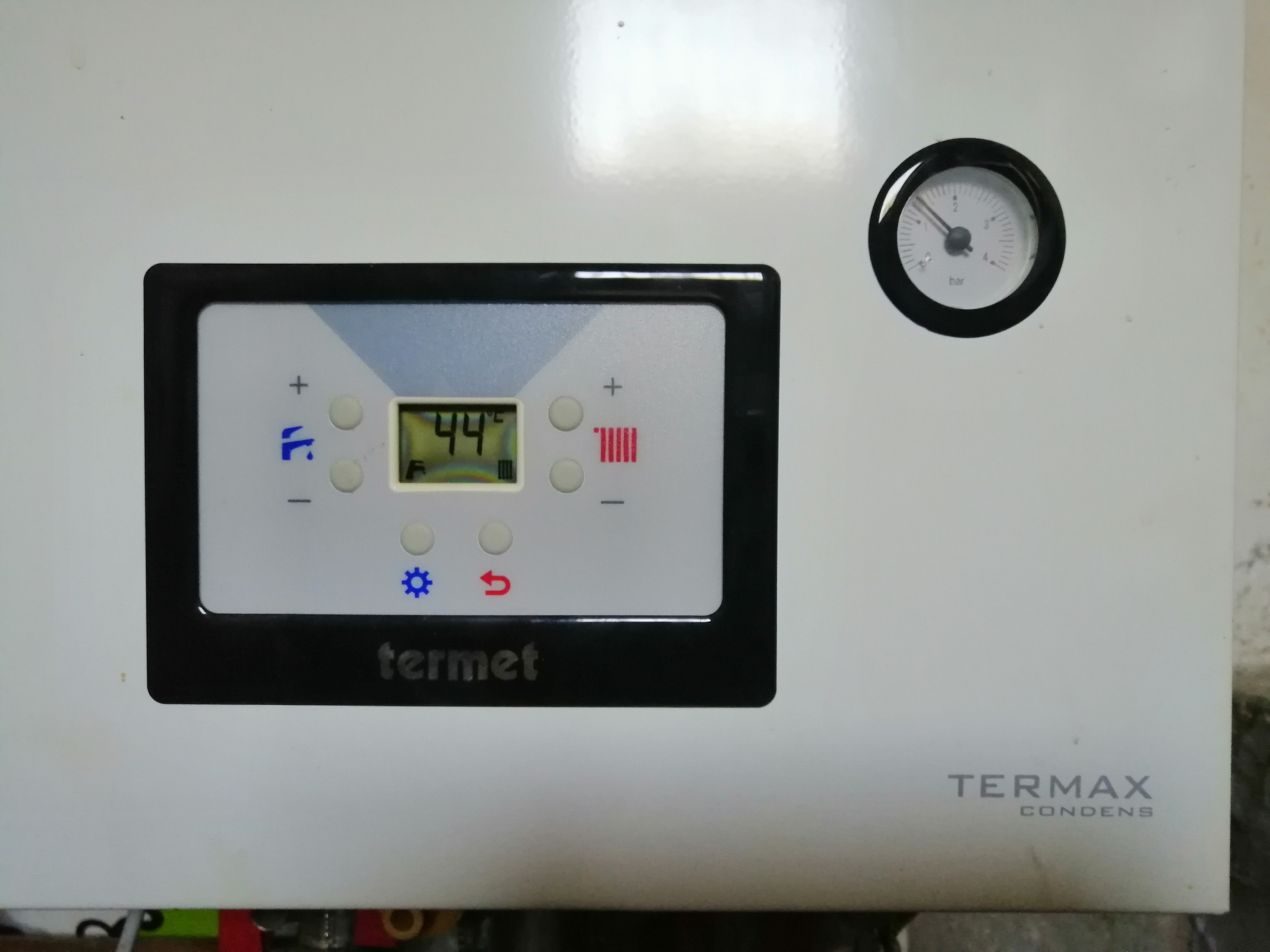 Termet Termax 25 Condens - jak wejść do trybu serwisowego