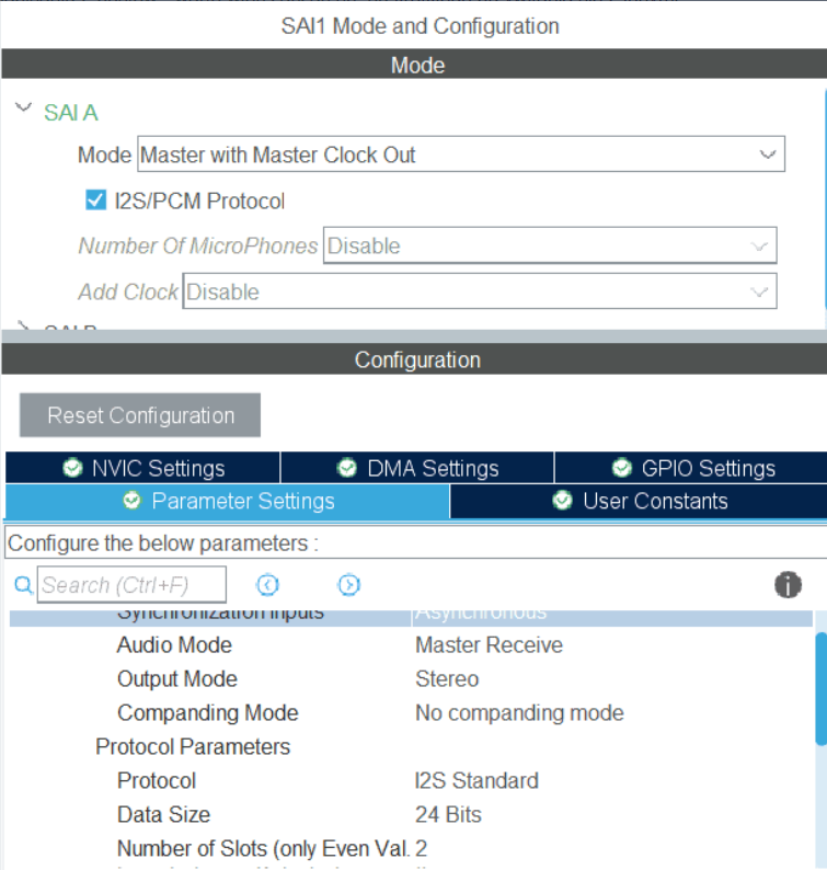 STM32 Nucleo-G491RE + PMOD I2S2 niepoprawny odczyt wartości dźwięku ...