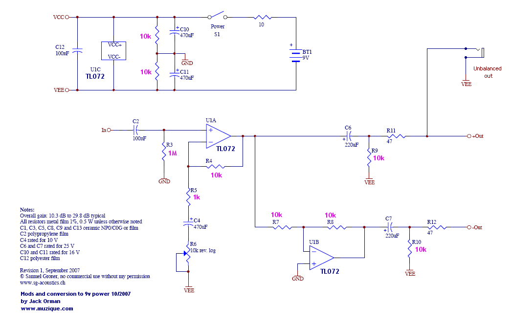 Jak dodać wejście HI-Z do przedwzmacniacza na INA217?