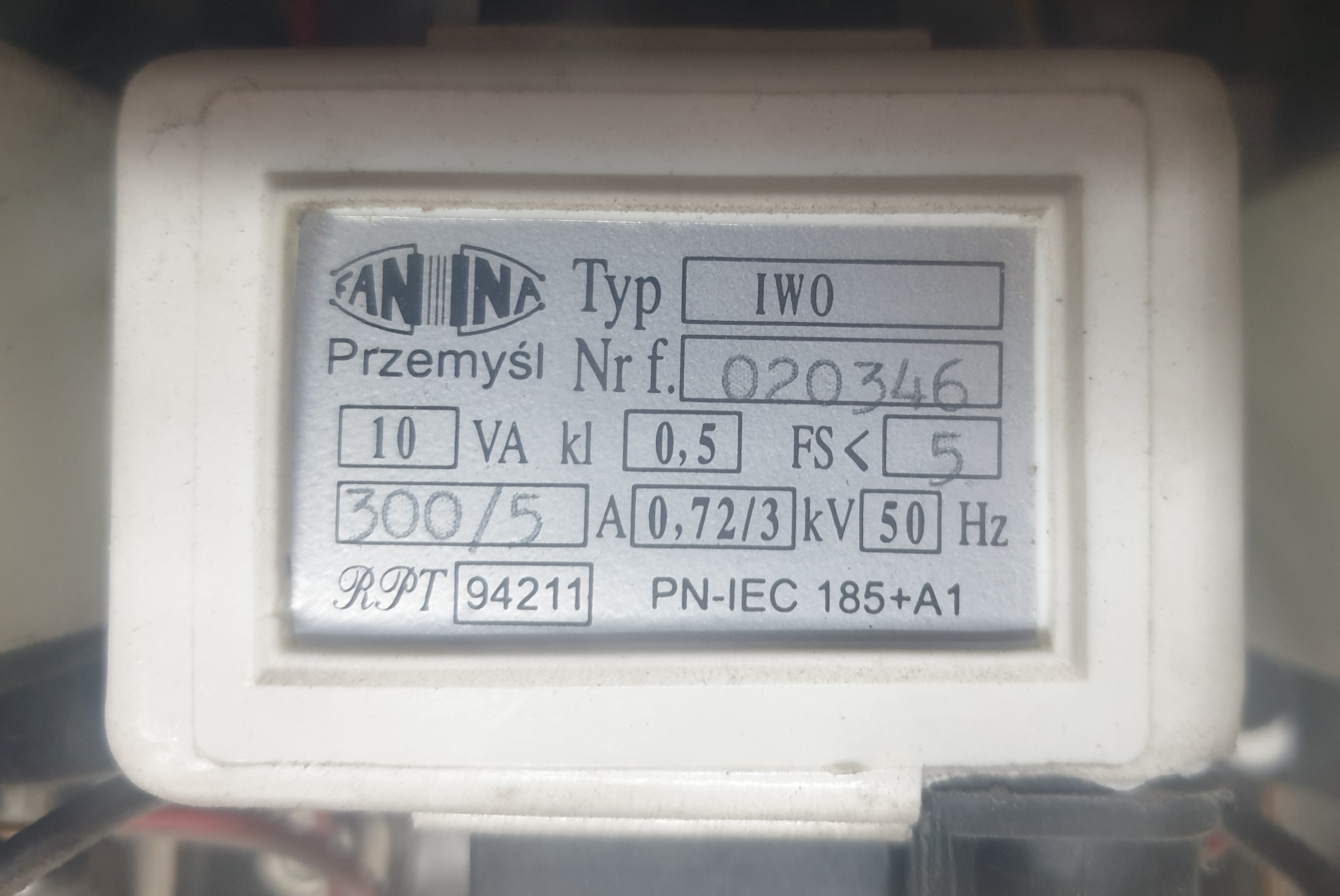 Pomiar energii ( trójfazowej ) z przekładnika prądowego