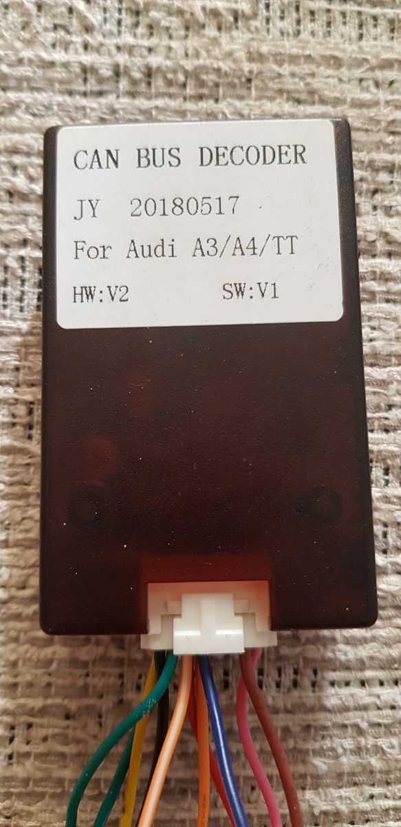 CAN BUS DECODER audi a4 b7 brak połączenia ze sterowaniem z kierownicy.