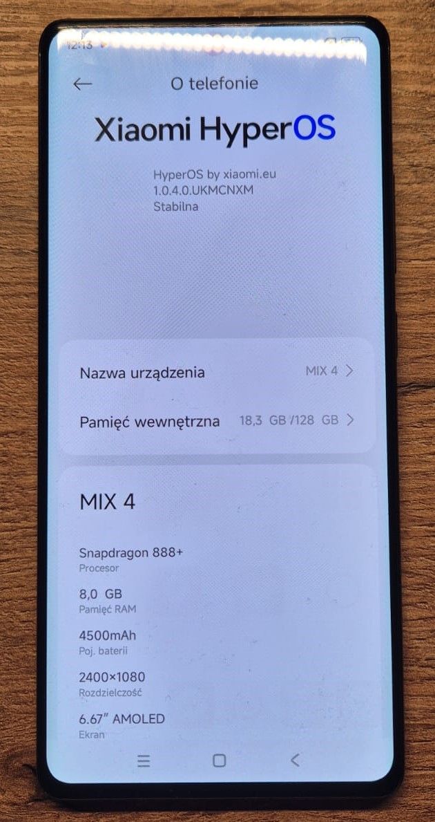 [Sprzedam] Czy warto kupić używany Xiaomi Mix 4 5G 8GB/128GB za 1100 zł?