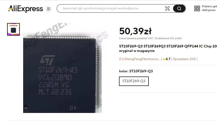 [Kupię] ST10F269 w obudowie PQFP144 - elektroda.pl