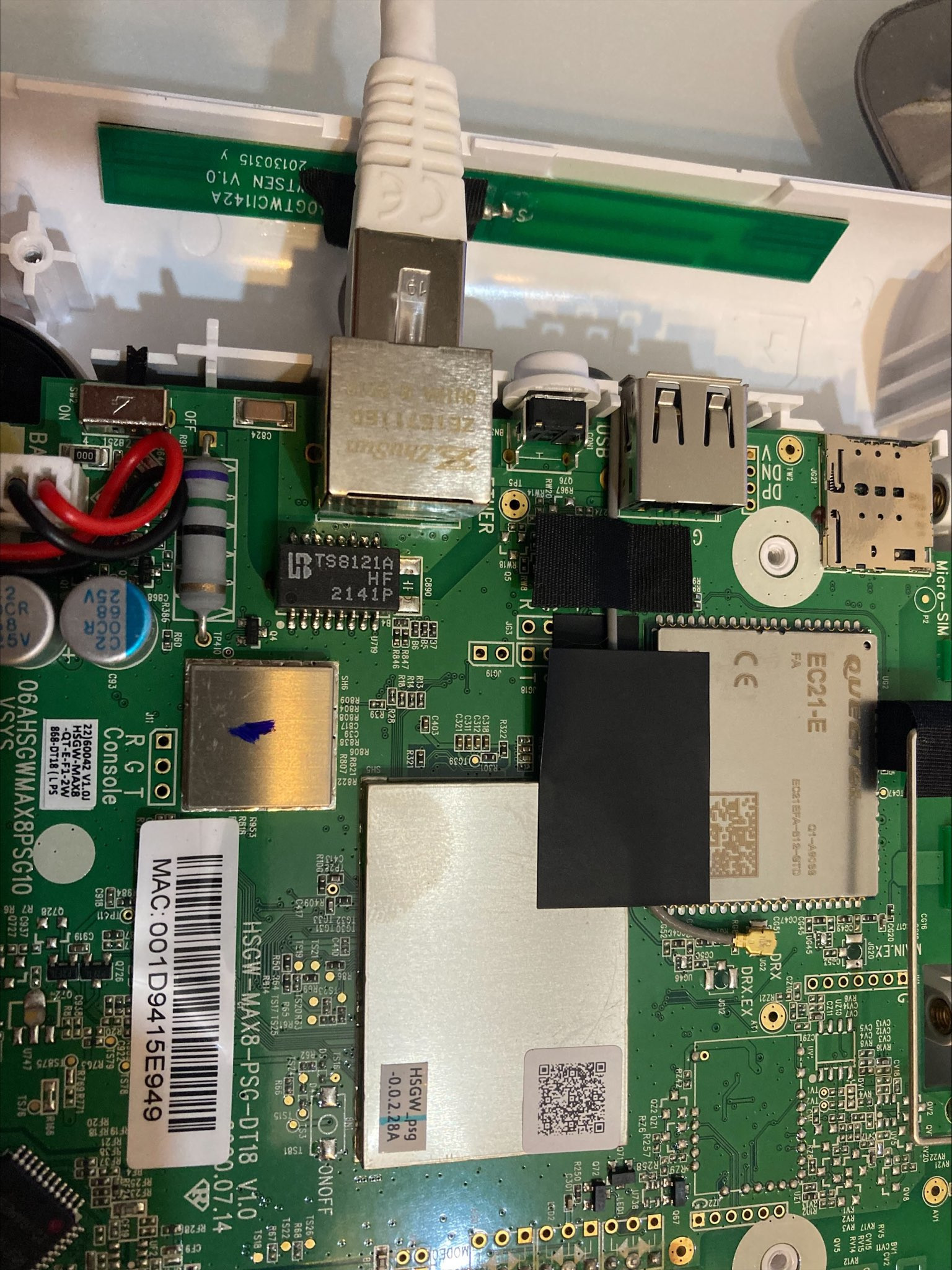 Logowanie do routera HSGW-G8 CLIMAX dla konfiguracji alarmu Movistar ...