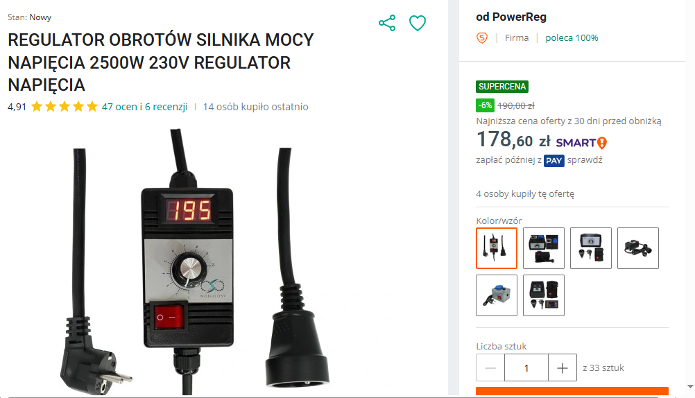 Jaka przetwornica z 110V na 230V do blendera 2300W?