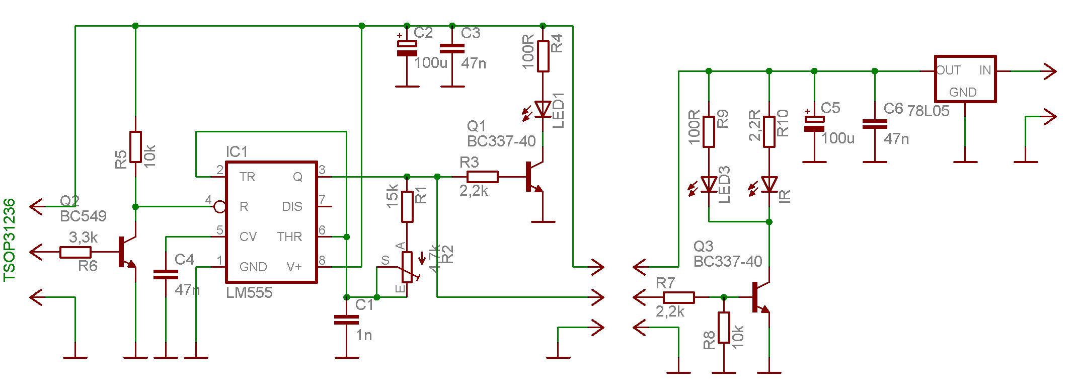 IR extension (of a remote control) | Forum for Electronics