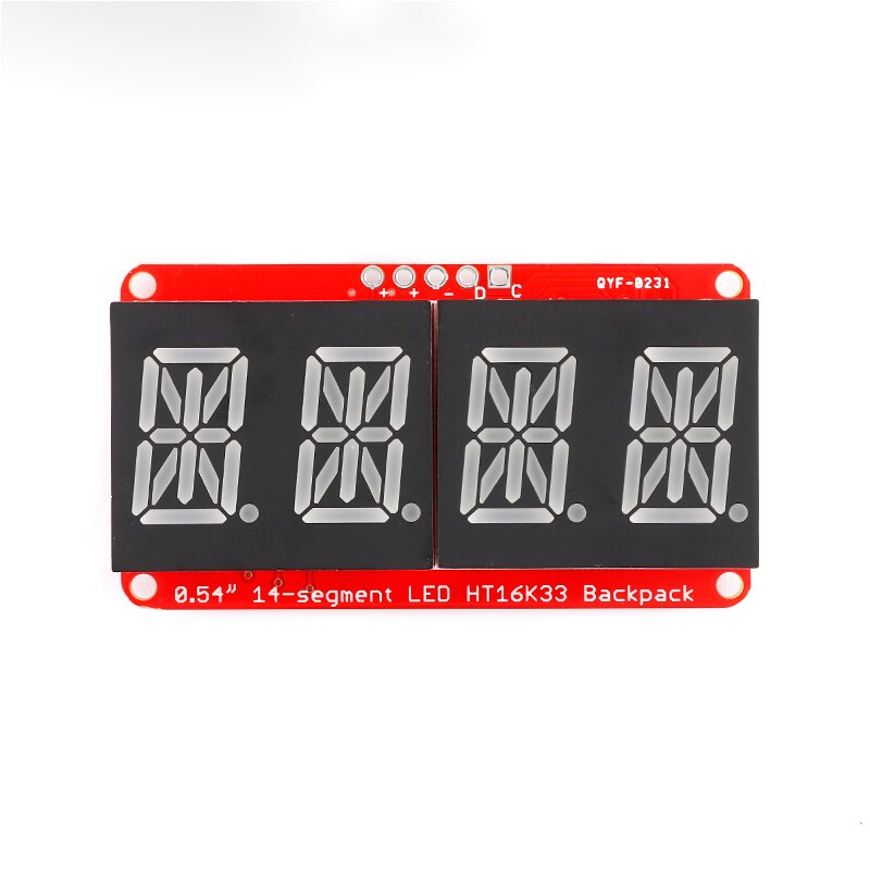 HT16K33 alphanumeric LED display module 14 segments 4 characters ...
