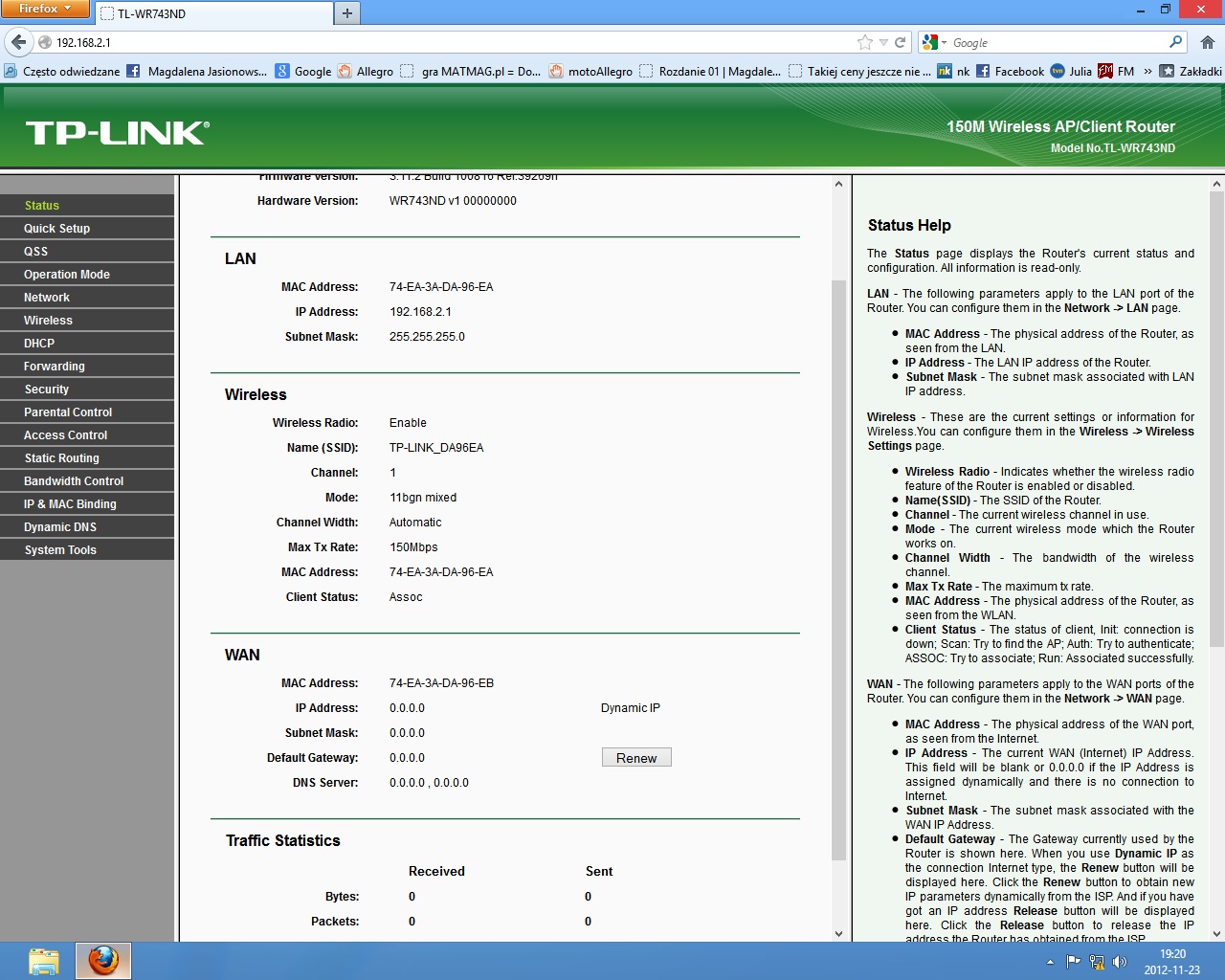 TP-LINK TL-WR743ND - jak skonfigurować router jako client przez wifi? - 2