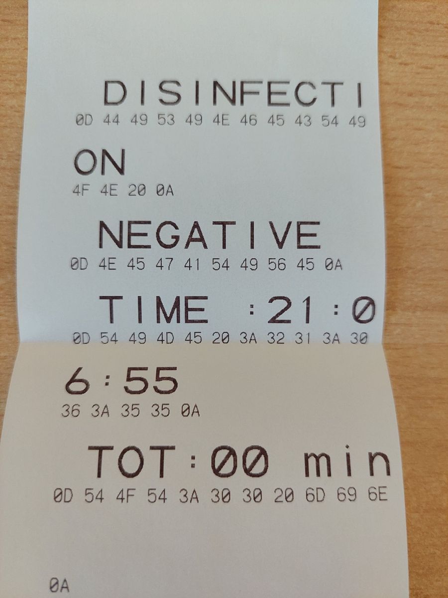 Mocom Exacta + TLP-2844-Z - Drukarka drukuje przebieg sterylizacji ...