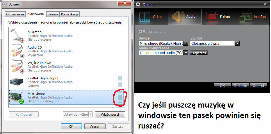 Stereo Mix na Windows 7 nie przechwytuje dźwięku systemowego, tylko z ...