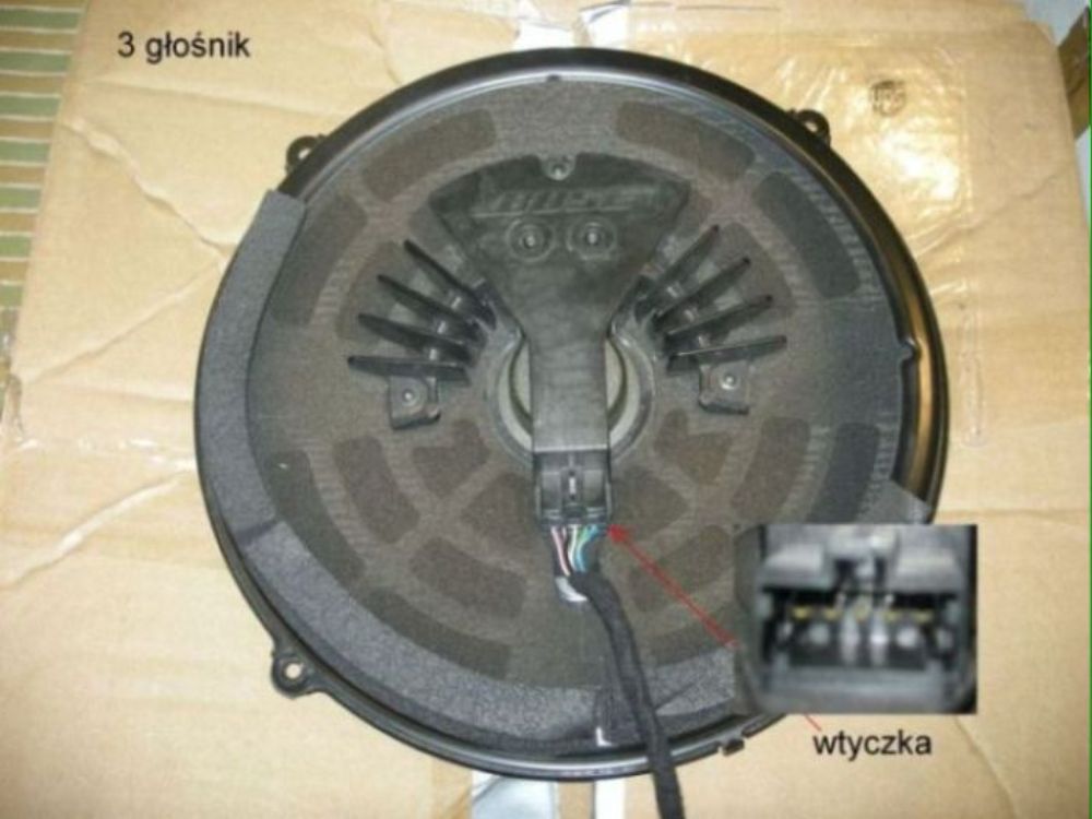 szukam schematu podłączenia głośników bose GMX295 i ...