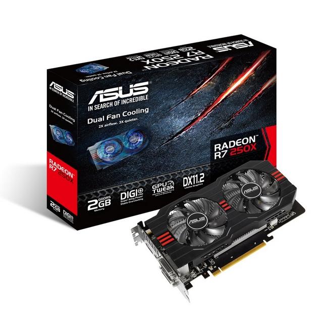 [Sprzedam] Radeon R7 250X Asus 2GB DDR5 DVI HDMI DP (PCI-E) 2szt.