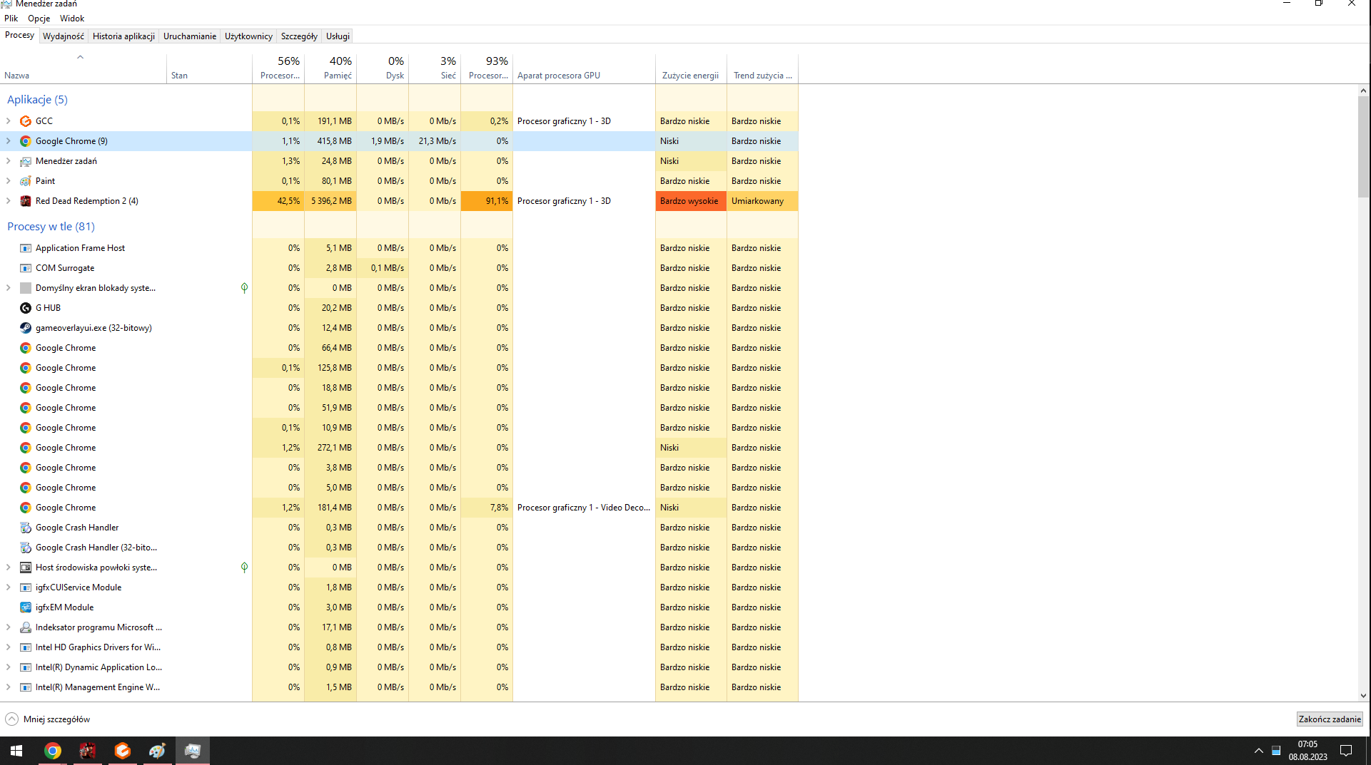 Bluescreen i zniekształcony dźwięk w laptopie Gigabyte Aorus 15pXD ...