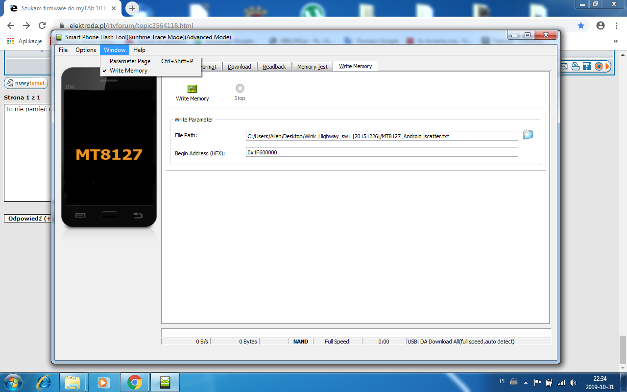 [Rozwiązano] Gdzie znaleźć ROM/Scatter dla MyPhone myTAb 10 II z MT8127?