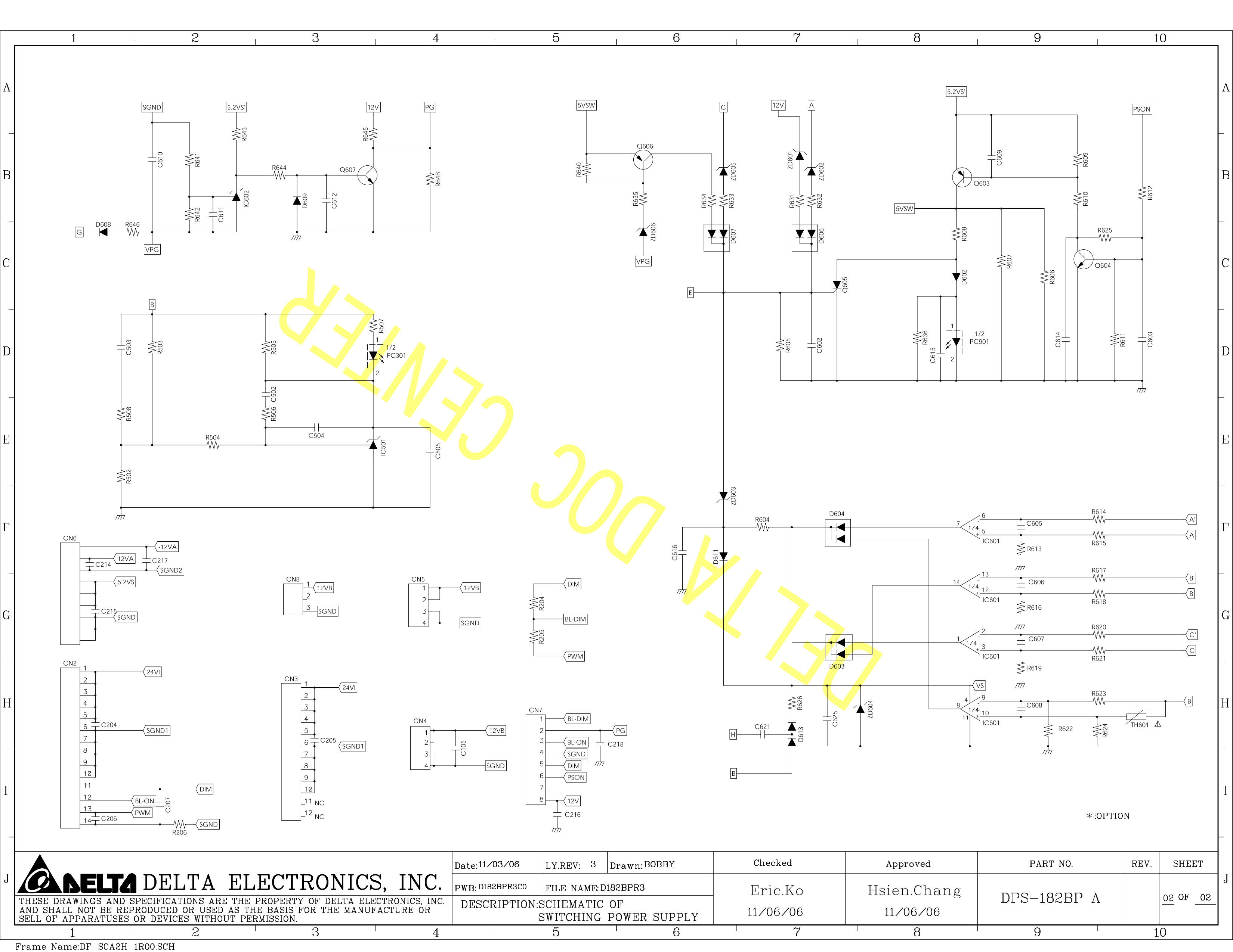 PHILIPS 37PFL3312/10 - DPS-168BP B brak napięcia 12V