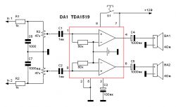 Zestaw AVT 1723: TDA1519 vs TDA1519B, czy wzmacniacz będzie działał jako stereo?