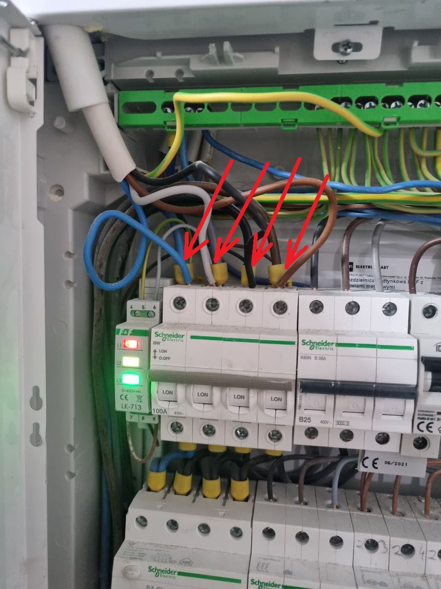 Gdzie najlepiej podłączyć podlicznik energii elektrycznej na tej ...