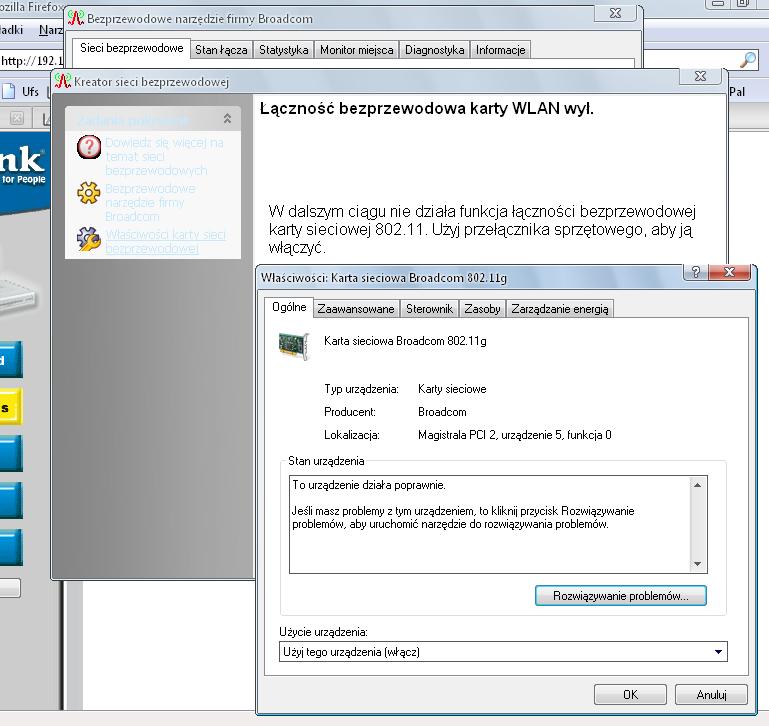 Broadcom BCM4318 - poszukuję sterowników pod Windows XP