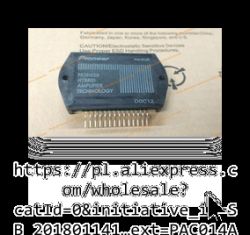 Wzmacniacz Pioneer VSX 919 AH -uszkodzone końcówki mocy.