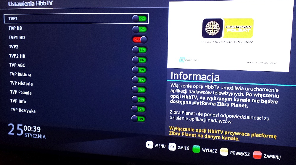 Jak włączyć HbbTV na LG 42LW 5500 ZE? Zmiana kraju na Niemcy w menu TV