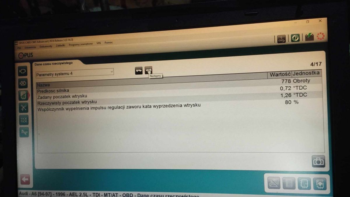 Audi A6 C4 2.5TDI 140km: Kwestia wysokich obrotów i pracy silnika po ...