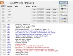MySQL w Xampp nie startuje, zmiana portu na 3307 nie działa, co dalej?