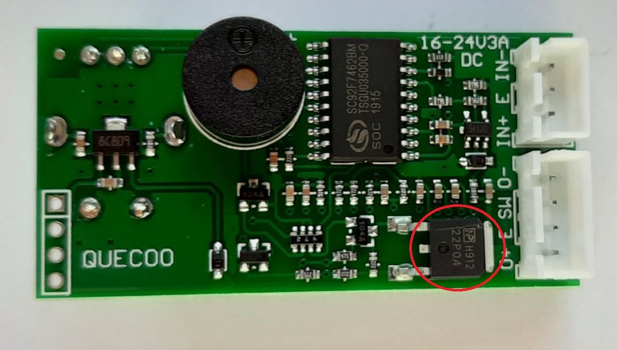 Mosfet H912 22P04 do chińskiej stacji lutowniczej T12-952 - gdzie kupić?