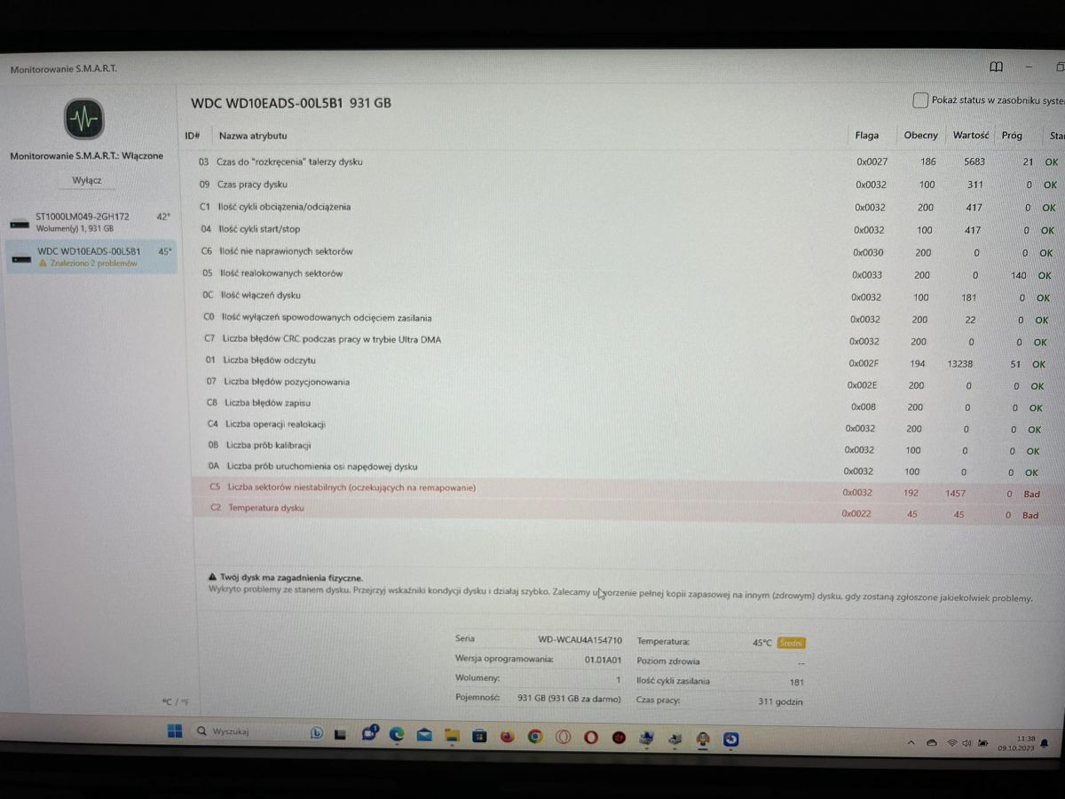WD MY Book - Device settings for USBSTOR\Disk&Ven_WD&Prod_10EADS ...