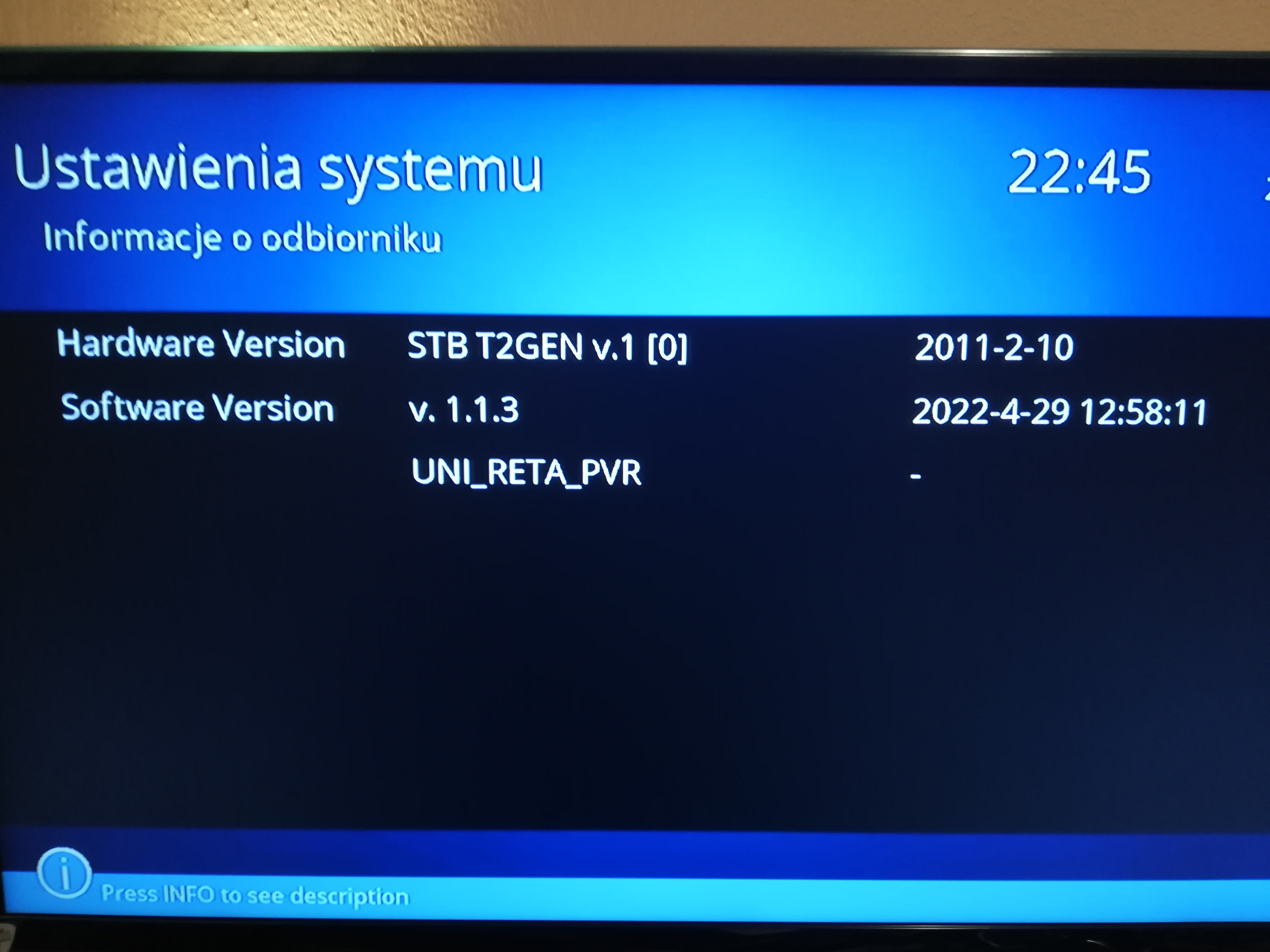 SKYMASTER STB M265 Decoder Update Issue - Menu Option Grayed Out