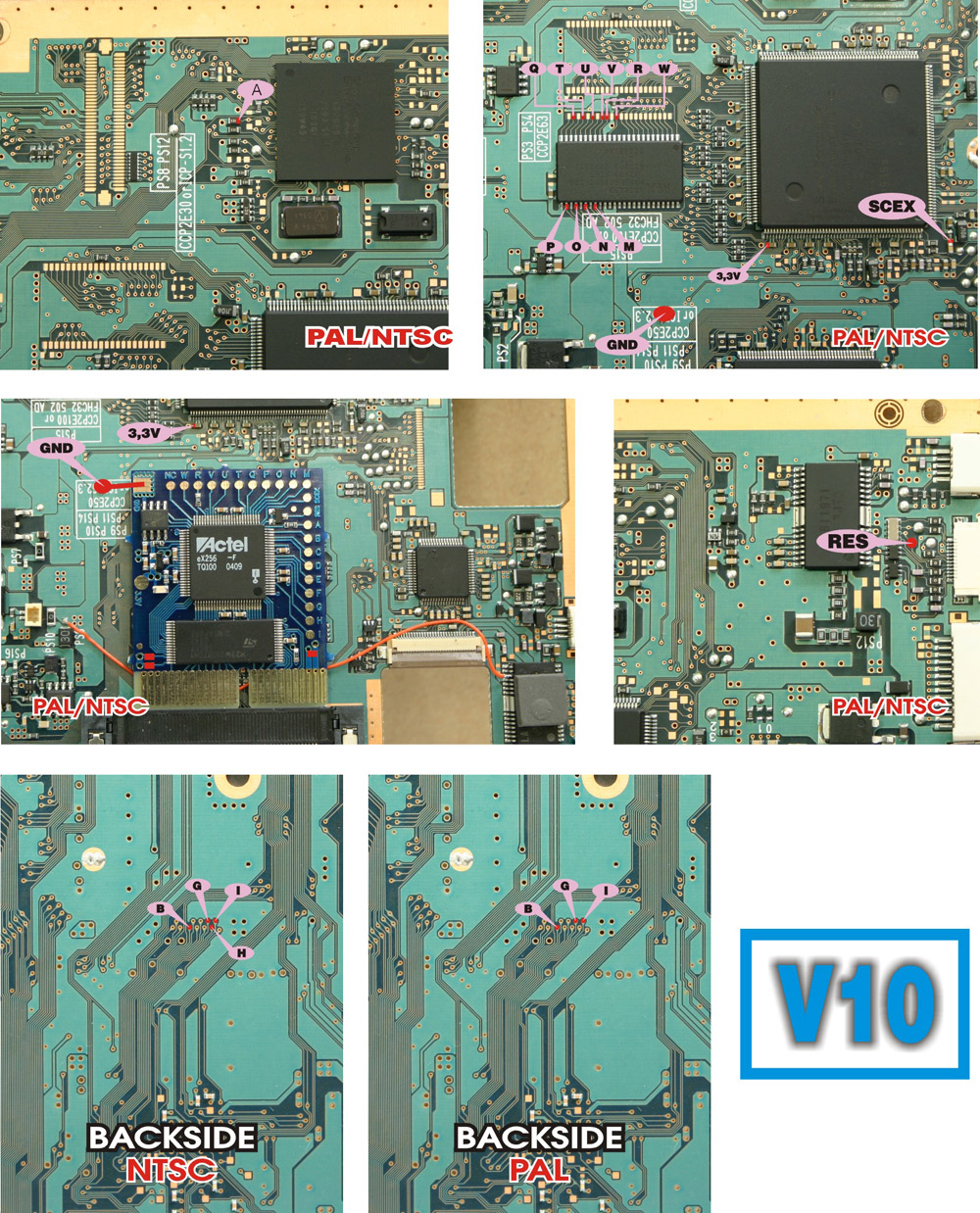 PS2 z chipem ripper – gdzie przylutować odlutowany przewód? Zdjęcia ...