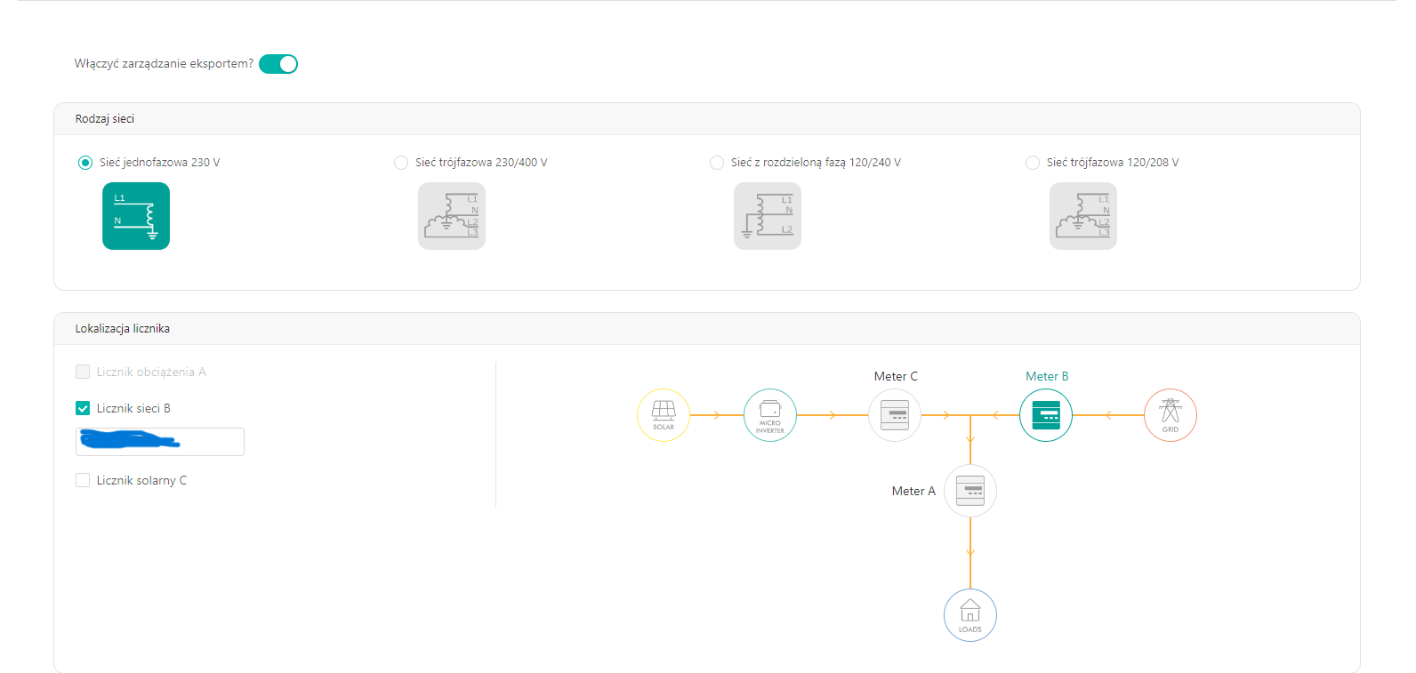 Konfiguracja zero export dla mikrofalowników HOYMILES i licznika Chint ...