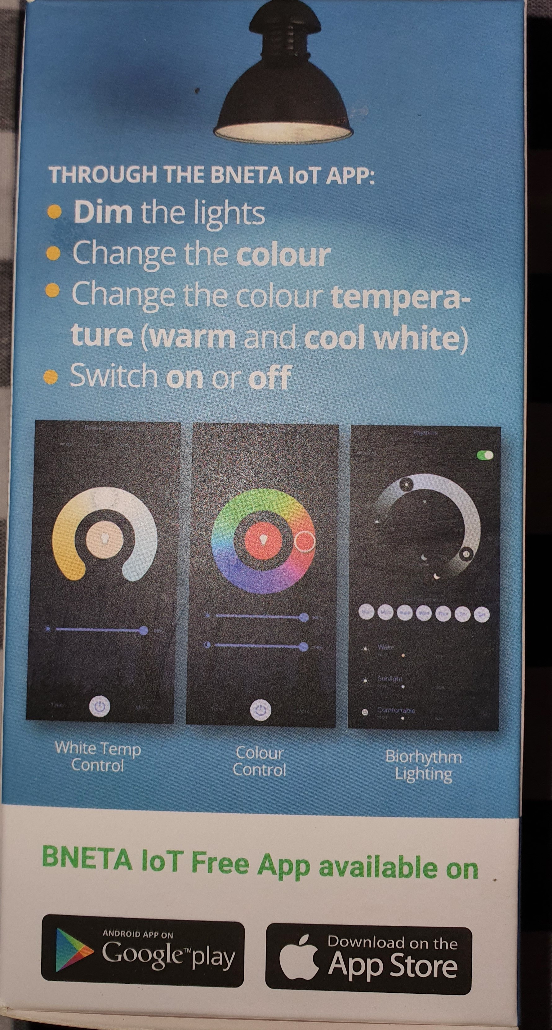 BNETA IoT Smart WIFI LED Bulb E27 - RGB+2700-6500K bulbs (BK7231N/CB2L ...