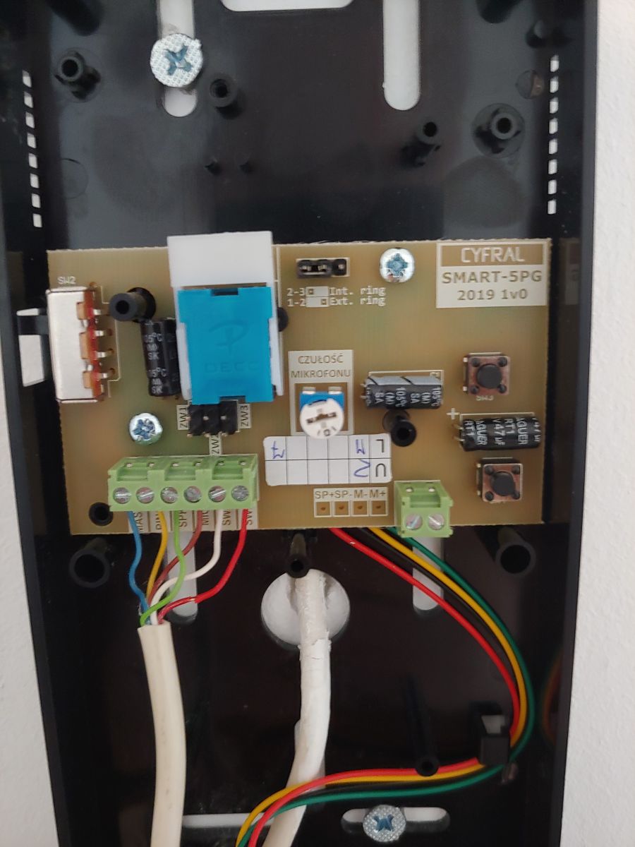 Witam, jak podłączyć domofon Cyfral - instrukcja, schemat, zdjęcia