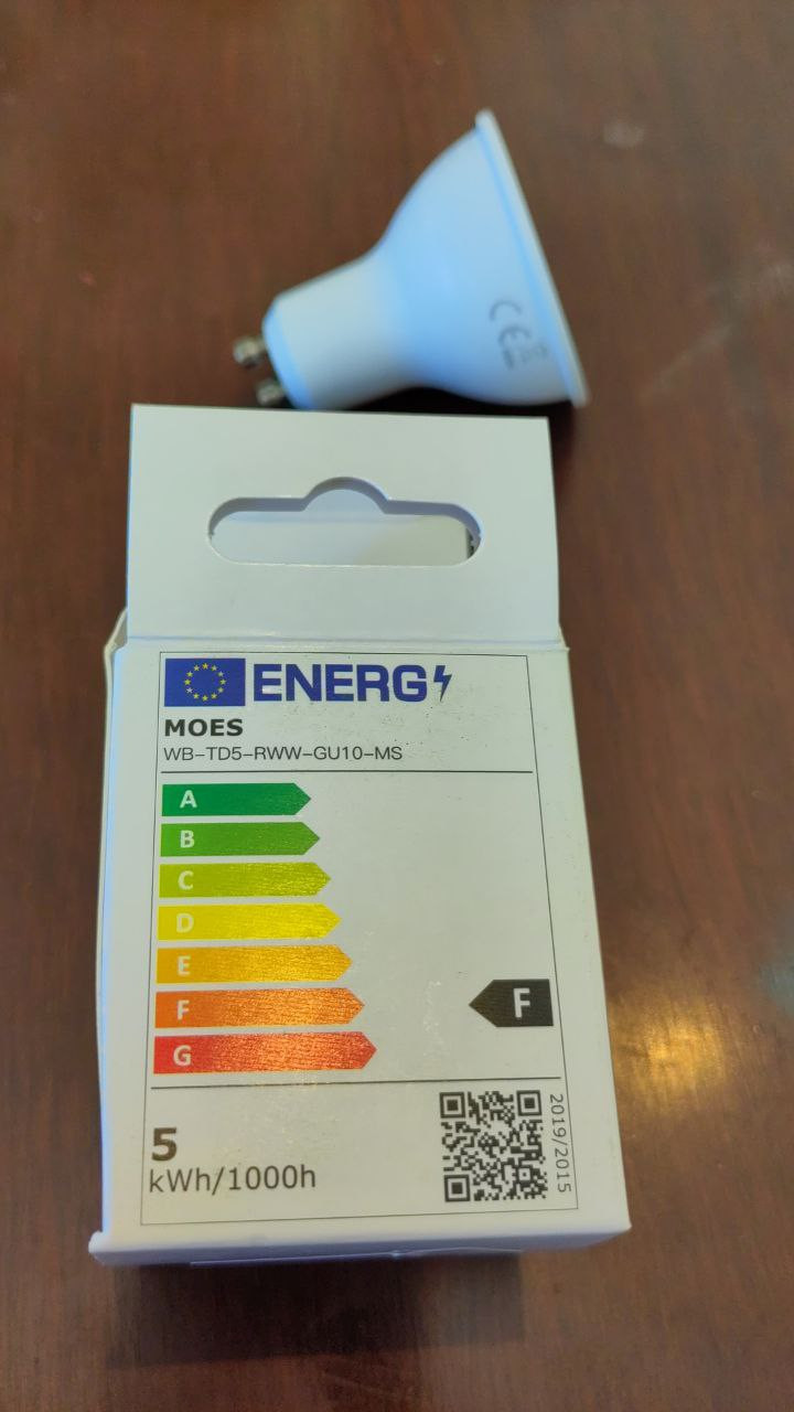Moes Smart LED Bulb WB-TD5-RWW-GU10-MS (BP5758): Flashing ...